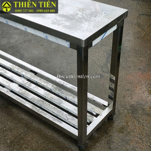 HL280126 - Kệ inox 2 tầng thanh song
